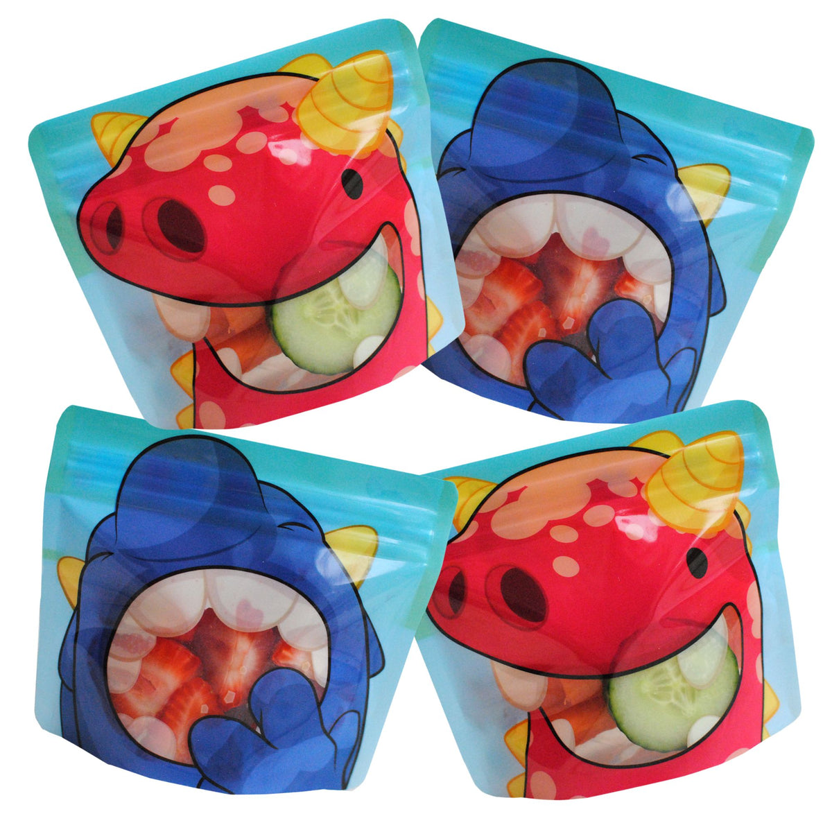 Reusable snack bags by Nom Nom Kids - 4 pack